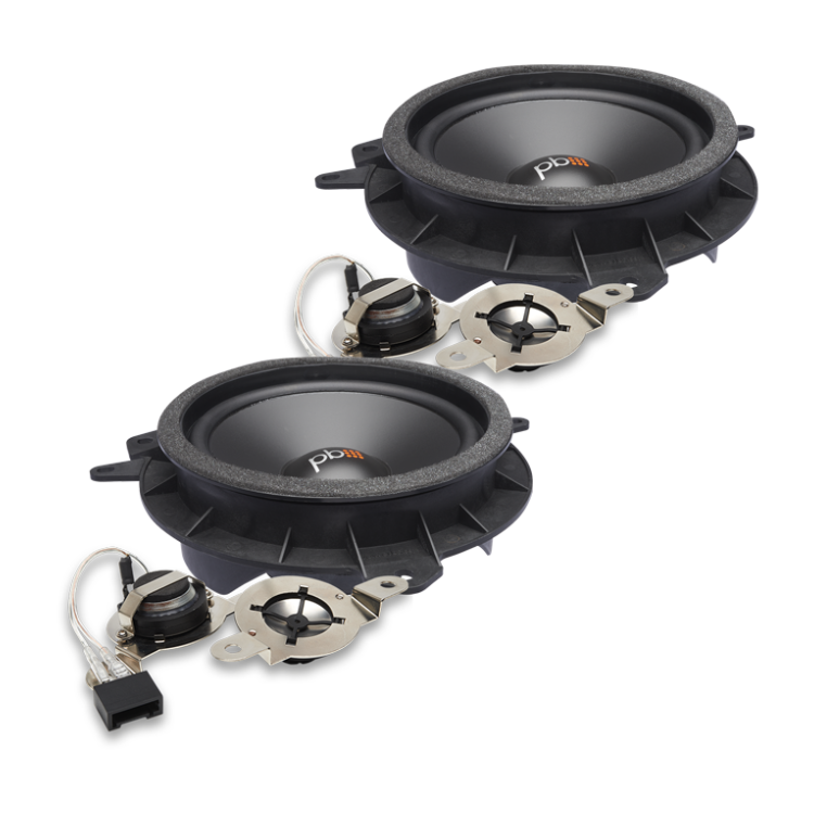 PowerBass OE65C-TY; 6.5" Direct Fit Toyota Component – Sound Connection